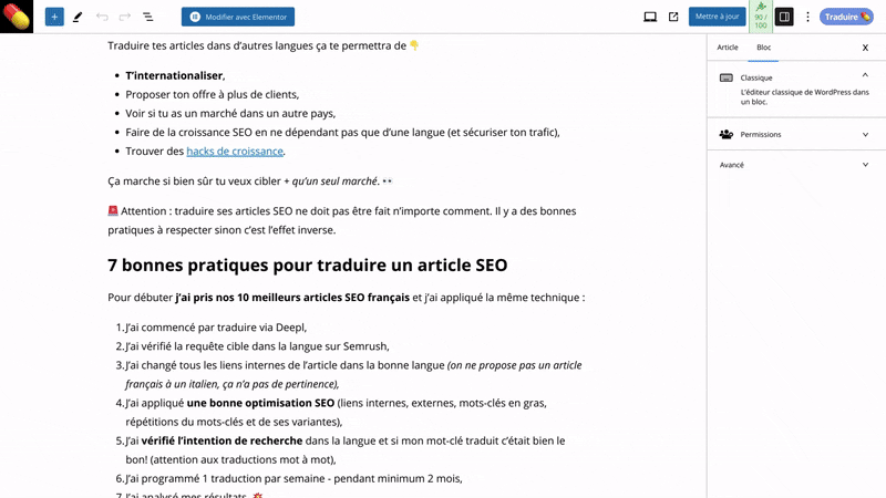 Traduire Sans Migraine - Outil Traduction SEO par la loutre